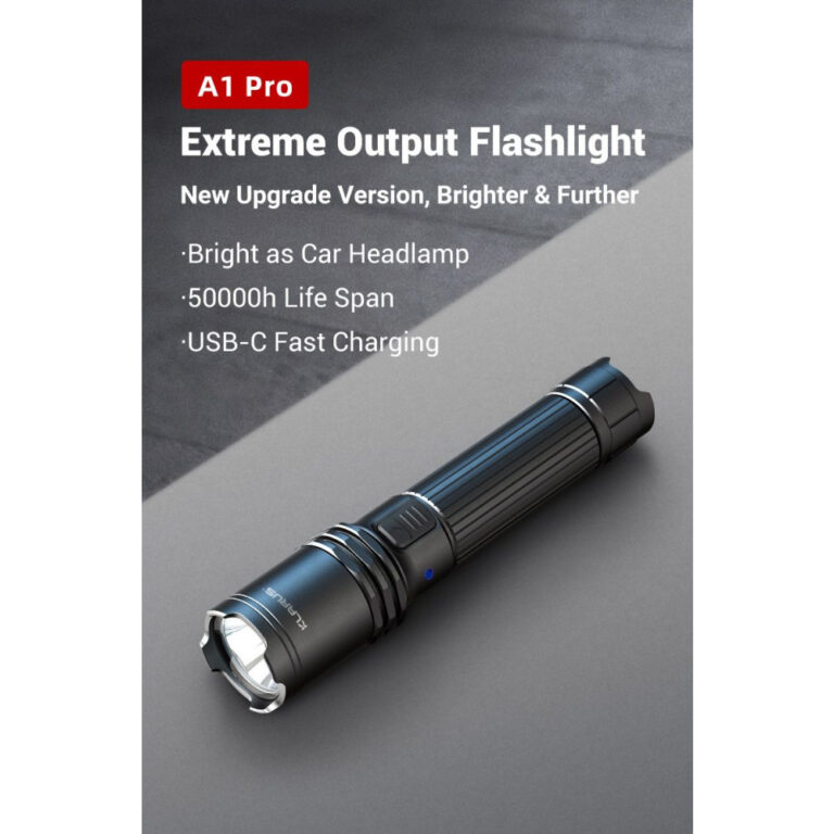 Klarus A1 Pro Compact Rechargeable 1300 Lumen Torch – 230 Metres ...