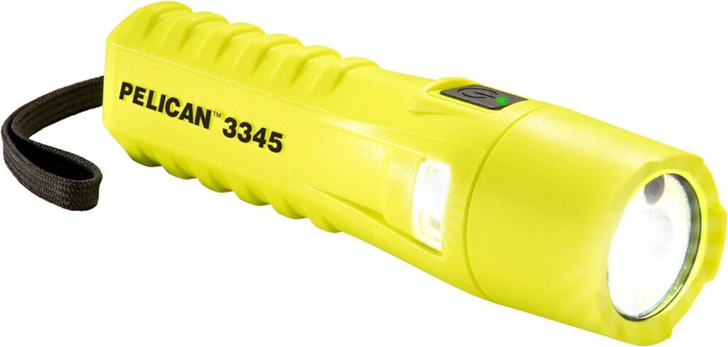 Pelican 3345 LED 280 Lumens Dual Beam Safety Certified Flashlight – 3AA ...