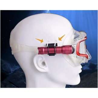 OrcaTorch MX05 Mask Mount for D560 Mini Dive Torch | Bright Nite ...