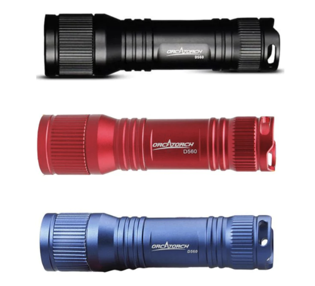 OrcaTorch D560 Mini Backup 700 Lumen Dive Torch – 134 Metres | Bright ...