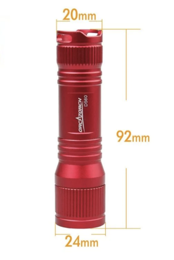 OrcaTorch D560 Mini 630 Lumen Dive Torch – 119 Metres | Bright Nite ...