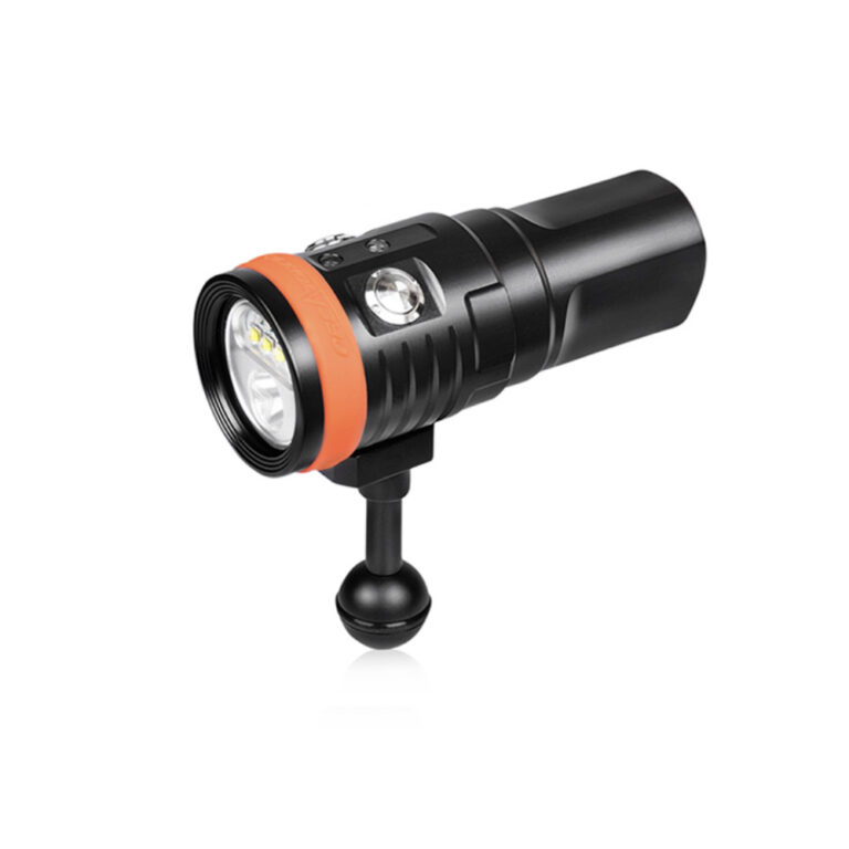 OrcaTorch D900V Rechargeable Video Dive Torch with Four Colour Outputs ...