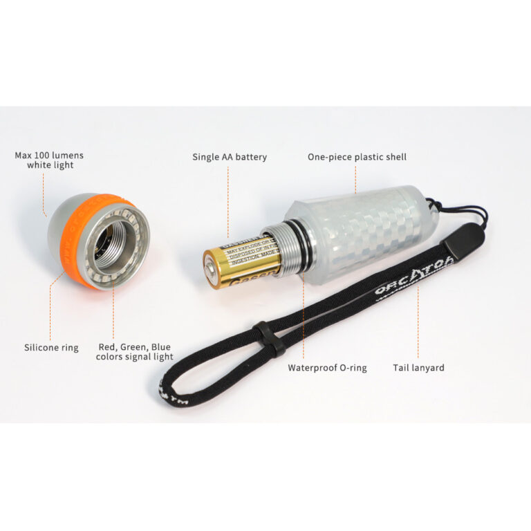 OrcaTorch SD03 Four-Colour Dive Beacon Torch | Bright Nite Torches ...