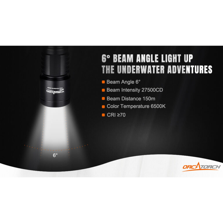 OrcaTorch D710 Dive Torch – 3000 Lumens, 308 Metres | Bright Nite ...
