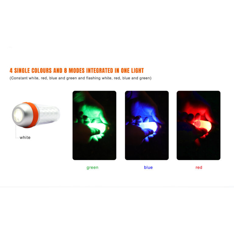 OrcaTorch SD03 Four-Colour Dive Beacon Torch | Bright Nite Torches Australia