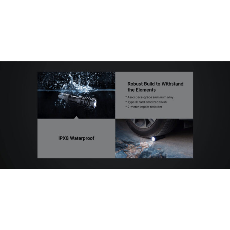 Olight Warrior X4 Rechargeable Long Throw 2600 Lumen Flashlight – 630 ...