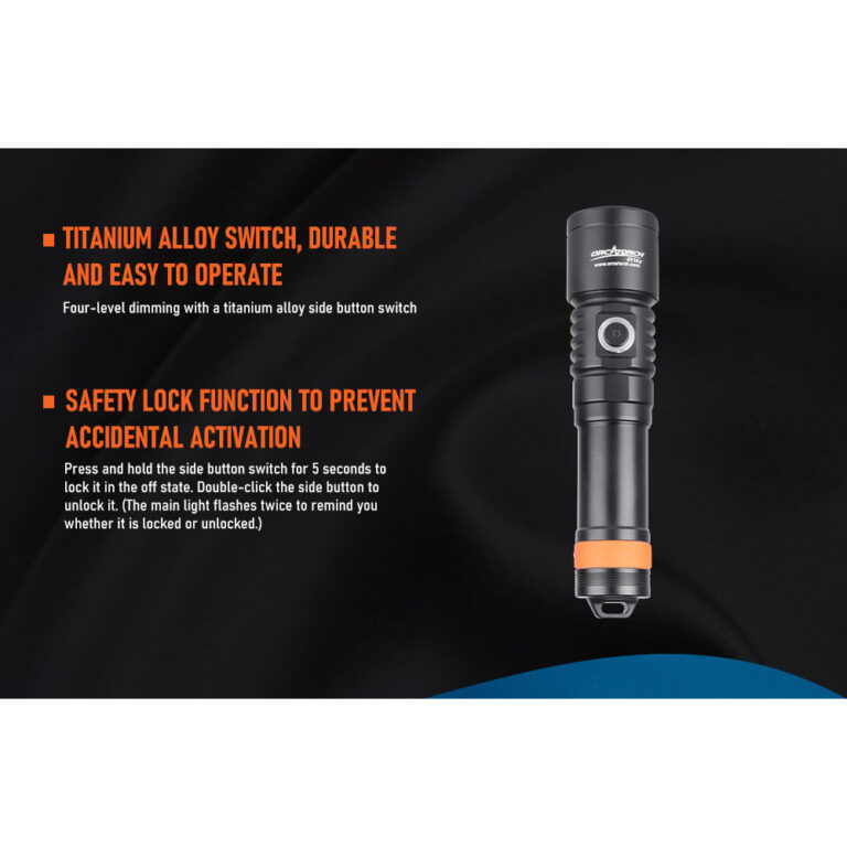 OrcaTorch D710V Video Dive Torch with White, Red and UV LEDs | Bright ...