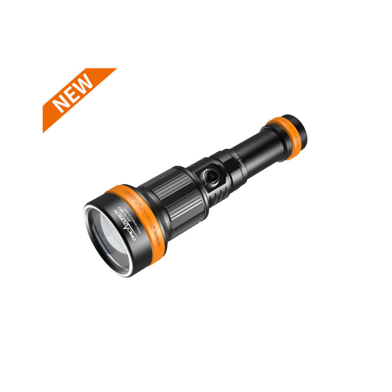 OrcaTorch ZD710 MK2 Zoomable 1500 Lumen Dive Torch – 150 Metres Diving ...